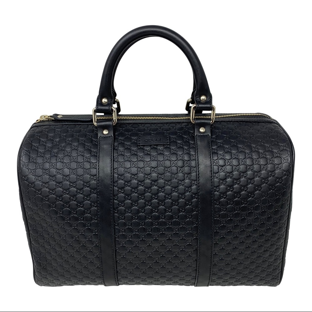 Gucci Guccissima Boston Satchel Shoulder Bag - Gem